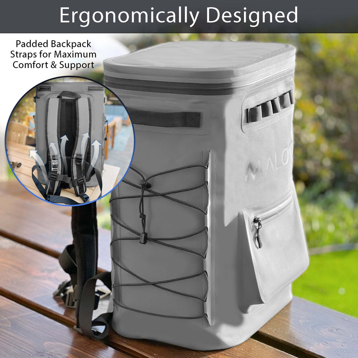 DryPack Adventure Backpack Cooler – Malo'o Racks