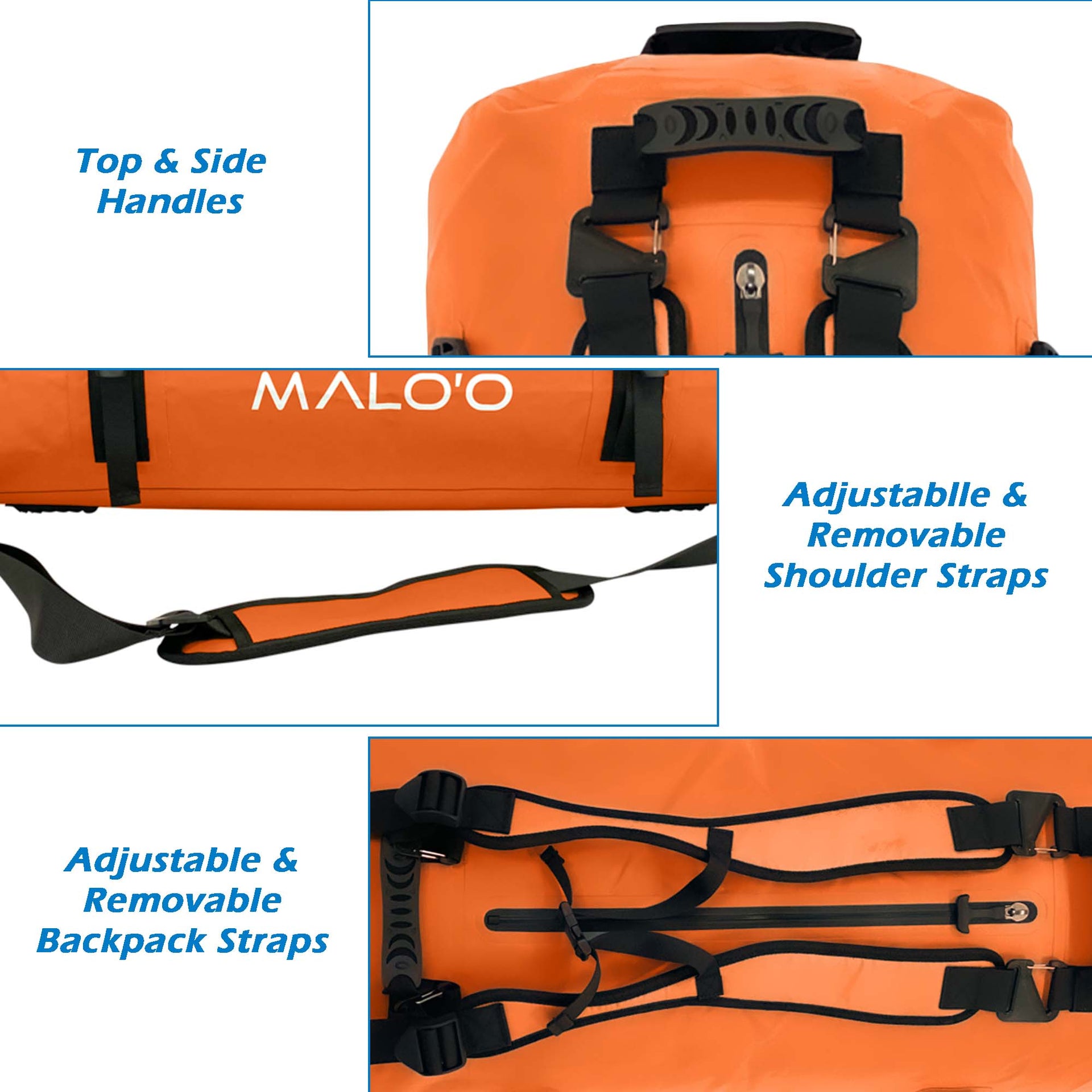 DryPack 60-90 Liter Airtight Waterproof Backpack Duffle – Malo'o Racks