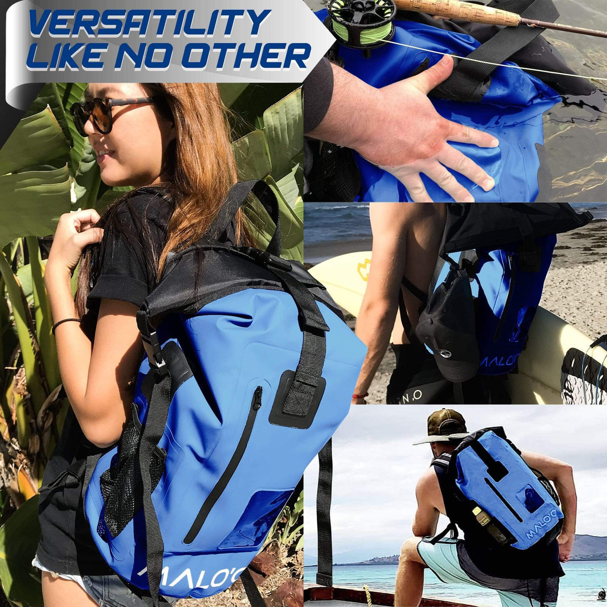 Malo'o DryPack Waterproof Backpack - 30 Liters#N#– Malo'o Racks